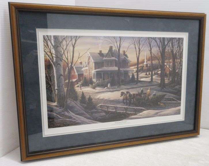 Terry Redlin "Homeward Bound" Print - Albrecht Auction Service