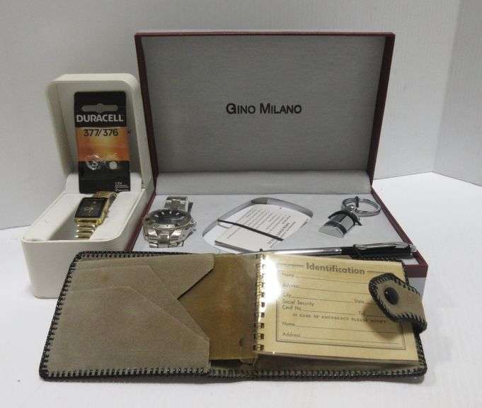 (2) Watches, Including: 1- Ladies Vivian Genuine Diamond Dial in ...