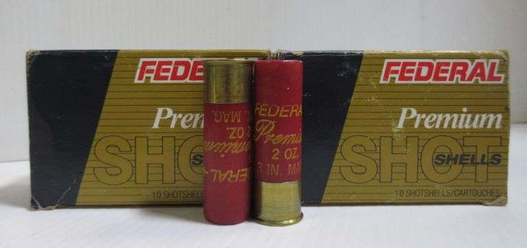 (20) Rounds of Federal Premium 12-Gauge 2 oz. No. 4 Shot - Albrecht ...
