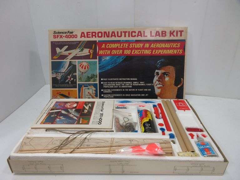 1960 Science Fair Aeronautical Lab Kit with Original Display Box ...