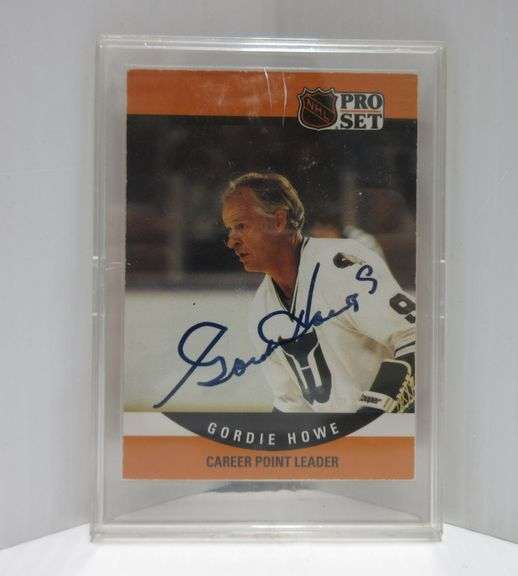 1990 Pro Set Hockey Card with Gordie Howe Autograph, Signatures Not ...