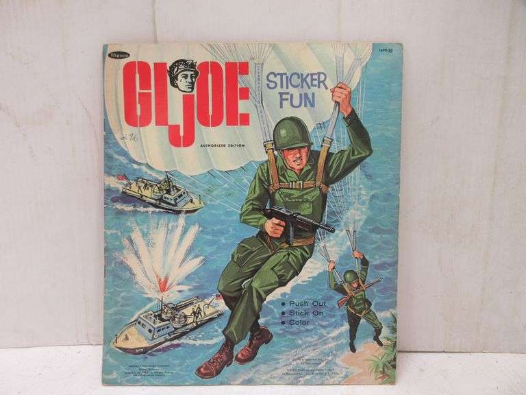 1965 GI Joe Sticker Fun Book - Albrecht Auction Service