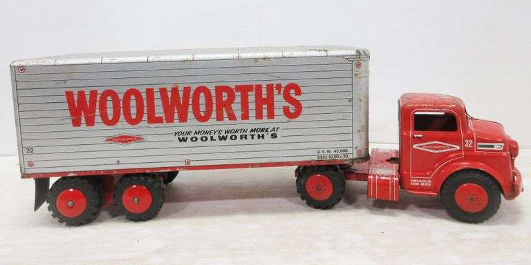 1950s Marx Woolworths Semi Truck - Albrecht Auction Service