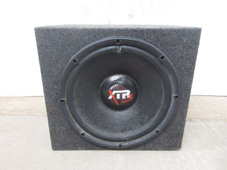 12" Orion Subwoofer with Box - Albrecht Auction Service