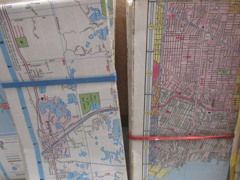 Over (60) Late 70s through Mid-90s Road Maps, Includes: European ...