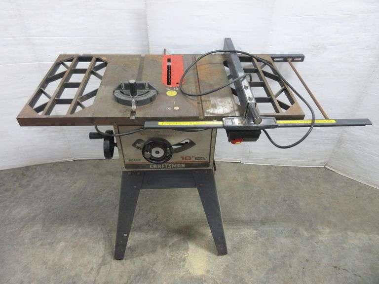 Craftsman 10" Direct Drive Table Saw - Albrecht Auction Service