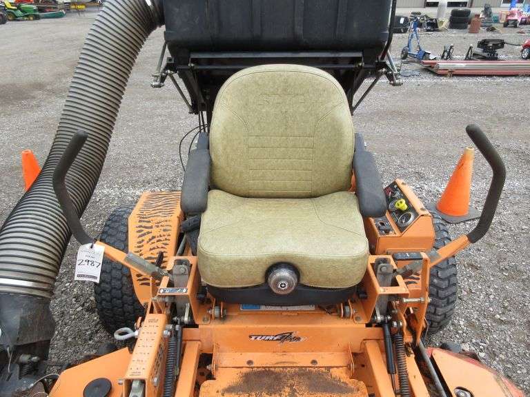 Scag Zero-Turn Turf Tiger 61" Front Weights, Blower/Clam Shell Bagger ...