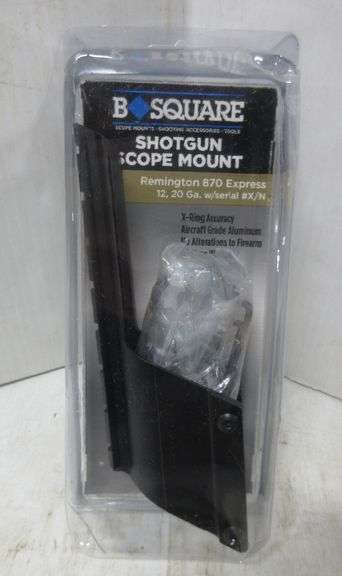 B-Square Scope Mount for Remington 870, Use it When You Mount Your Slug ...