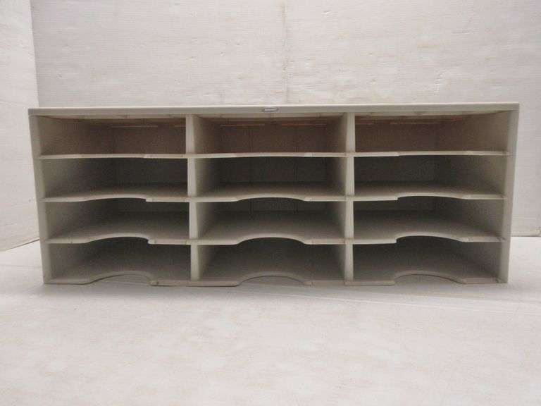 Office File Folder Pigeon Holes - Albrecht Auction Service