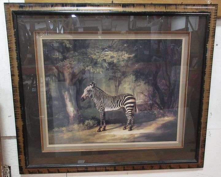 Zebra Picture - Albrecht Auction Service