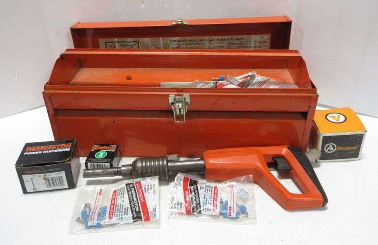 Remington Powder Actuated Tool, Ram Set for Concrete Power Caps, and ...