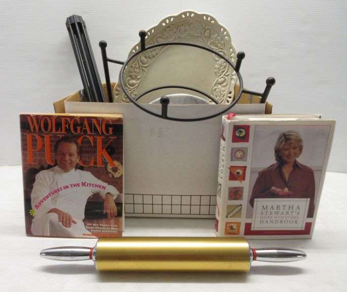 Kitchen Collection, Includes: Black Iron Pic Rack, Martha Stewart Hors ...