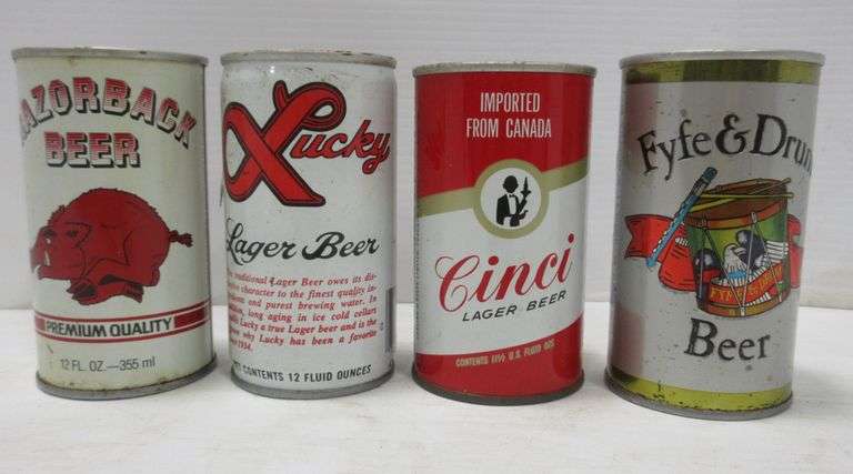 Older Pull Tab, Embossed Fyfe and Drum Beer, Lucky Lager Beer, Cincy ...