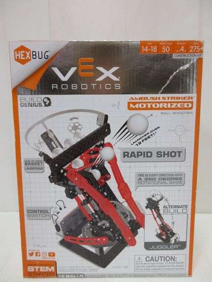 Hexbug Vex Robotics Ambush Striker Motorized Ball Shooter Science and ...