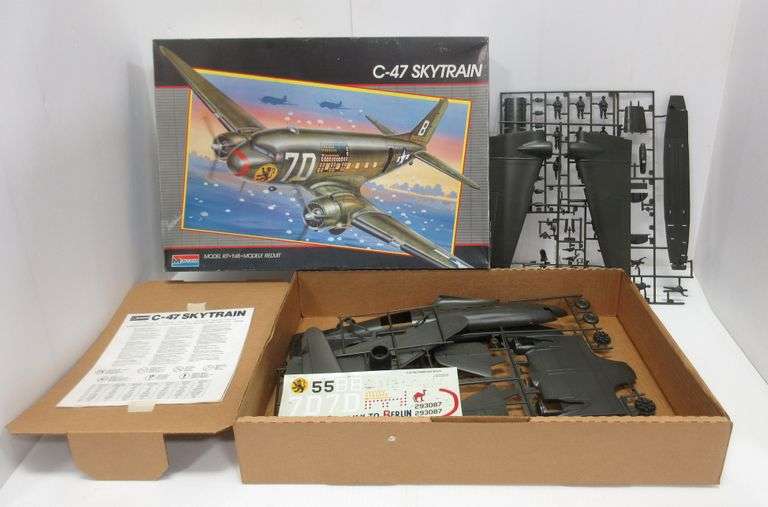 Airplane C-47 Skytrain Model Kit, Features Detailed Interior, Authentic ...