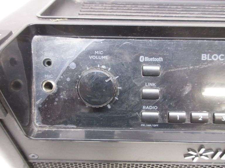 Ion Block Rocker Speaker/Amplifier with Microphone, 110V or Internal ...