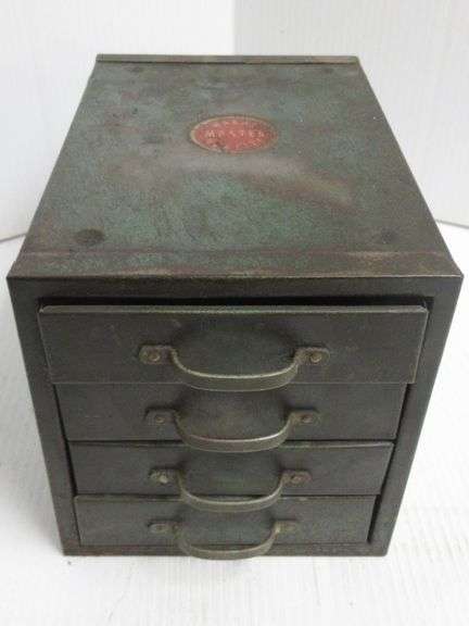 Four-Drawer Machine Shop Organizer Filled with Centering Drills, Set ...