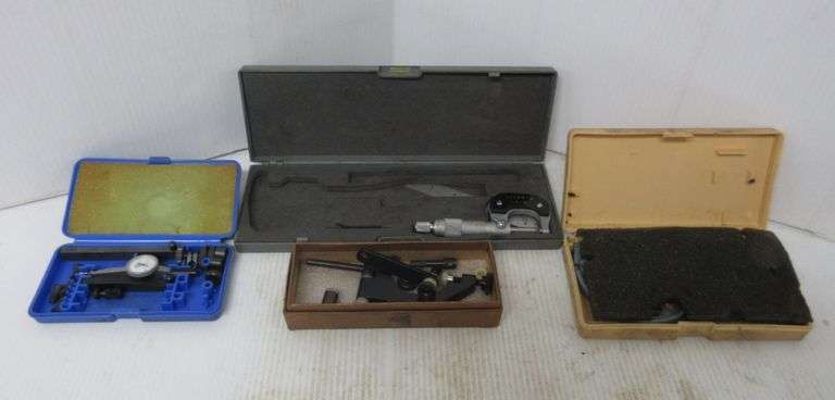 (4) Micrometers in Box - Albrecht Auction Service