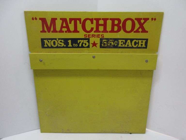 Old "Match Box" Sign - Albrecht Auction Service