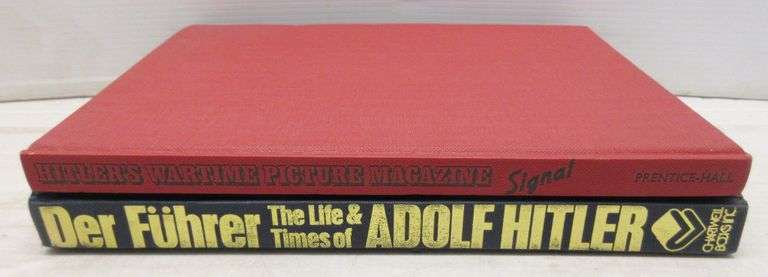 (2) Adolf Hitler Germany History Military Books - Albrecht Auction Service