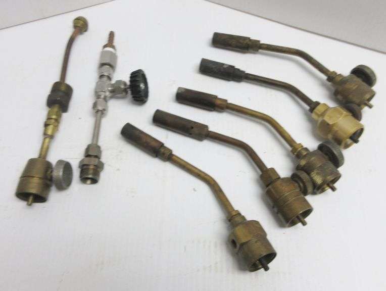 (6) Brass Propane Torch Tips, and (7) Hoke Bottle Filling Valves ...
