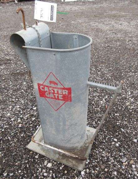 Galvanized Spring Loaded Hog "Caster Gate", Adjustable Chute for ...