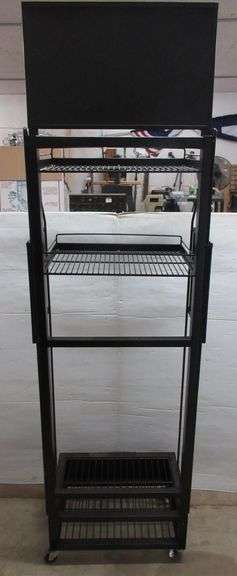 Monster Energy Rack with Locking Wheels - Albrecht Auction Service