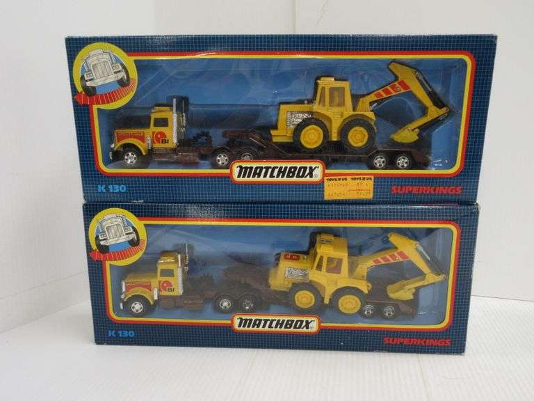 (2) Matchbox Superkings K 130 Semis with Equipment - Albrecht Auction ...