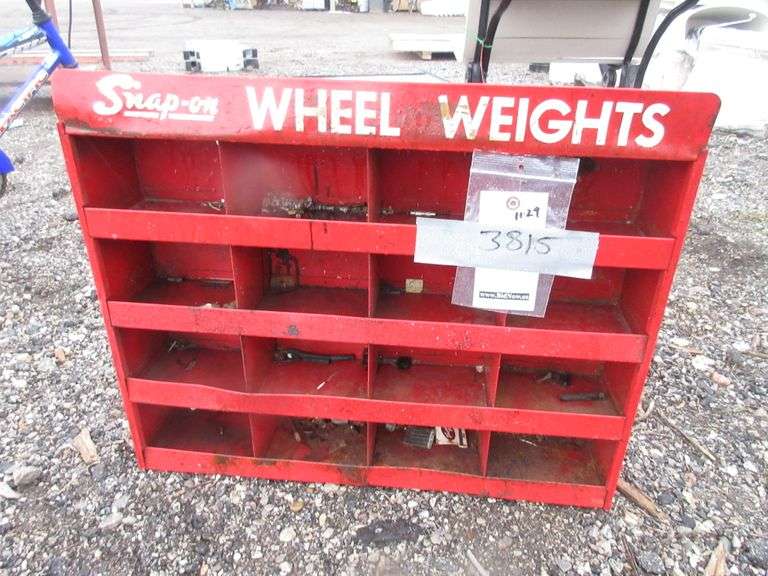 Older Snap-On Wheel Weight Display - Albrecht Auction Service