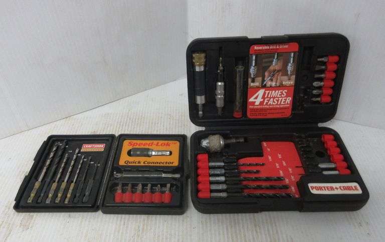 Porter Cable Reversible Drill and Driver Set with Drill Bits, and a ...