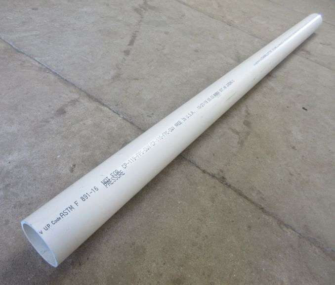 4" Schedule PVC Pipe - Albrecht Auction Service