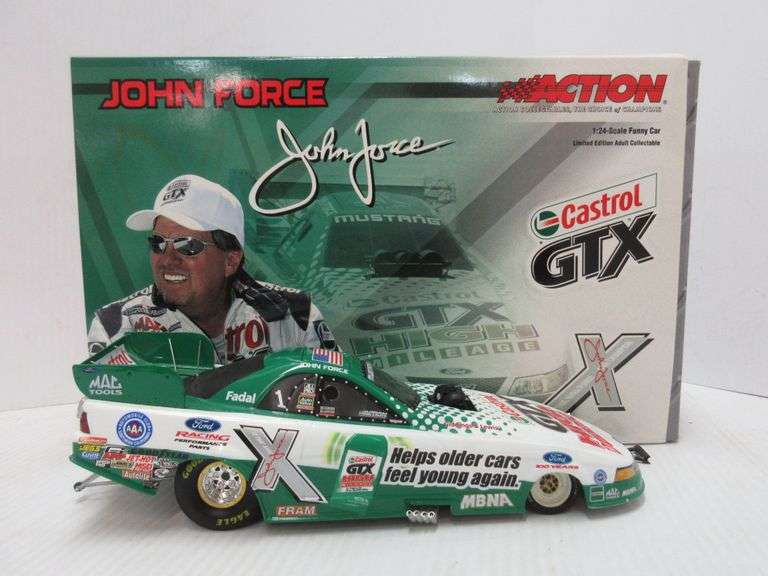John Force "Castrol GTX High Mileage" 2003 Mustang Funny Car by Action ...