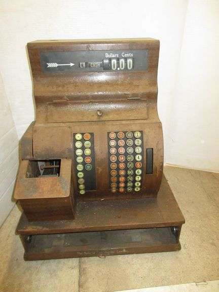 Antique National Cash Register - Albrecht Auction Service