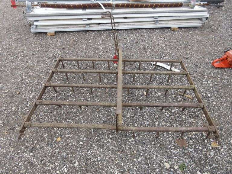 Single Section Spike Tooth Harrow - Albrecht Auction Service