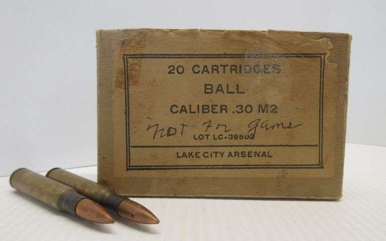 (19) Rounds of 30 Cal M2 - Albrecht Auction Service