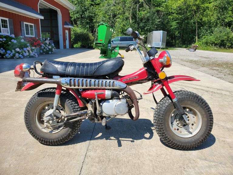 1973 Suzuki RV90, Serial No. 41483. Video is now available to view! Click on thumbnail photo to ...