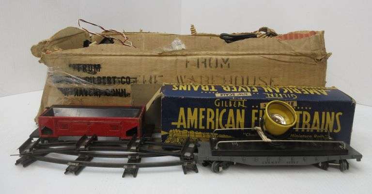 Vintage 1950 Gilbert American Flyer Train Set with Transformer and ...