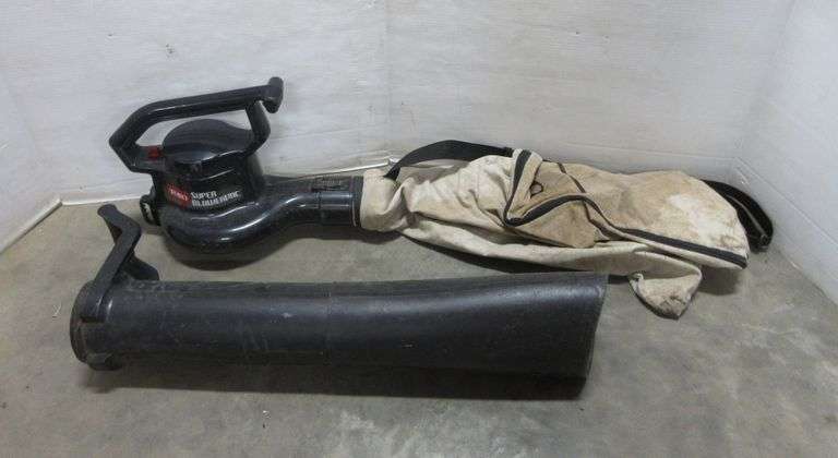 Toro Super Blower Vac, Electric, 120V, Bag Included - Albrecht Auction ...