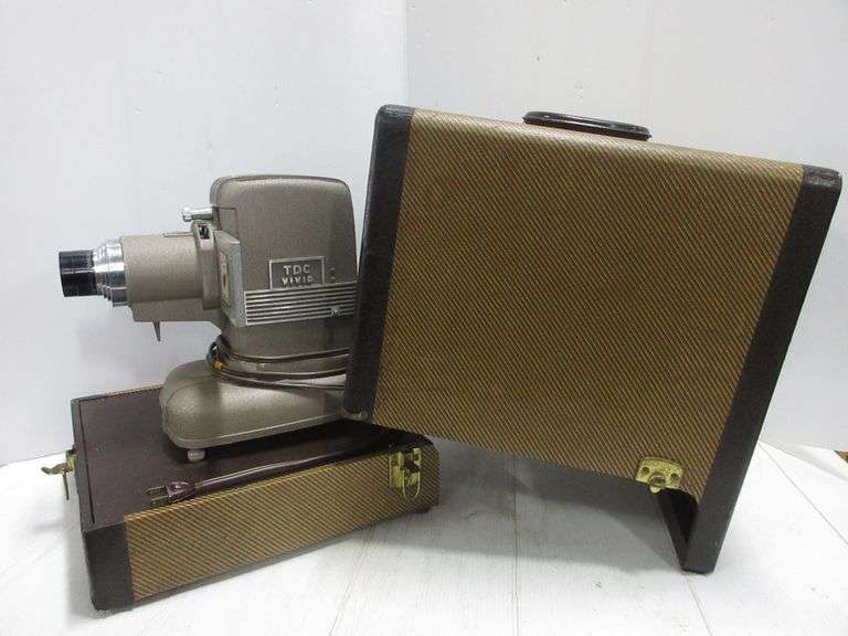 Slide Projector TDC Vivid with Carriage Unit - Albrecht Auction Service