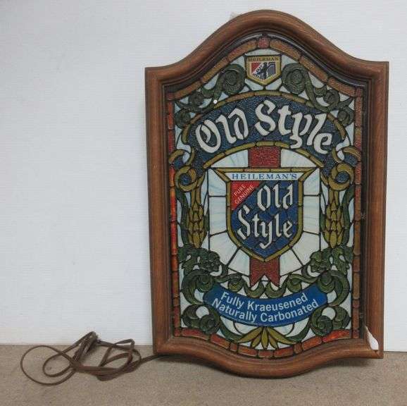 Old Style Beer Light Up Sign - Albrecht Auction Service