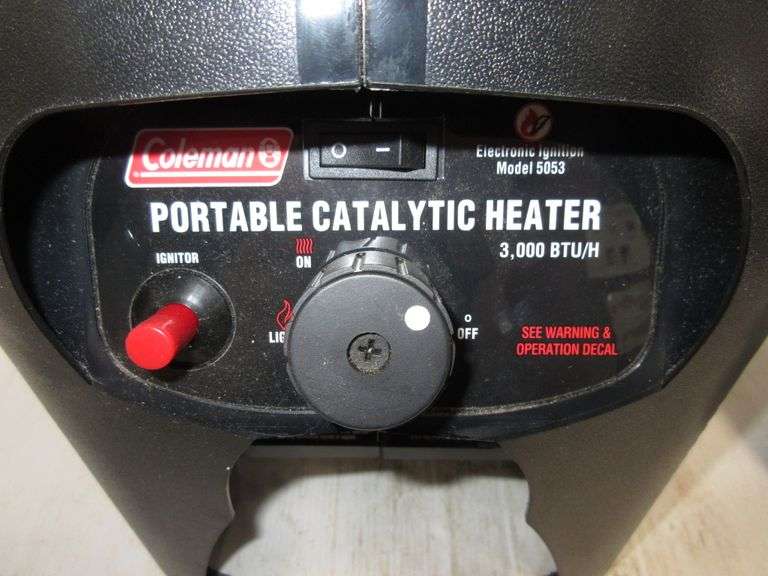 Coleman Procat 3000 BTU, 16.4 Tank, Catalytic Space Heater with Two D ...
