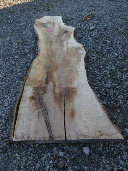 Red Maple Live Edge, Rough Sawn, Size Varies - Albrecht Auction Service