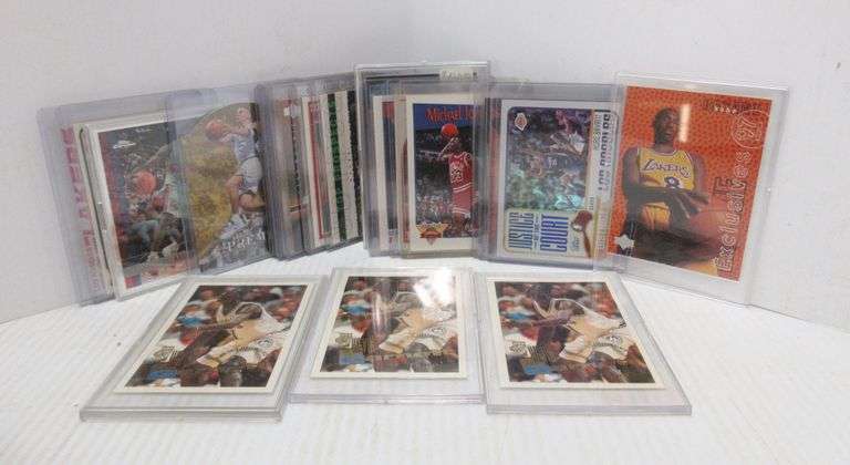 Basketball Card Collection, Includes: 1989 Hoops Set, Cards of Michael ...