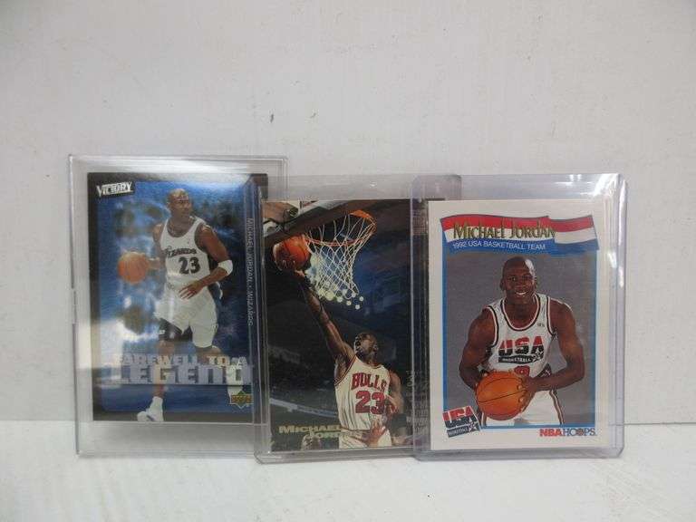 Basketball Card Collection, Includes: 1989 Hoops Set, Cards of Michael ...