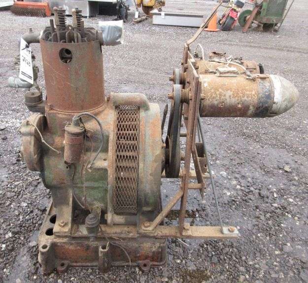 Western Electric Motor, One-Cylinder, Power Generator Unit, Light Plant ...