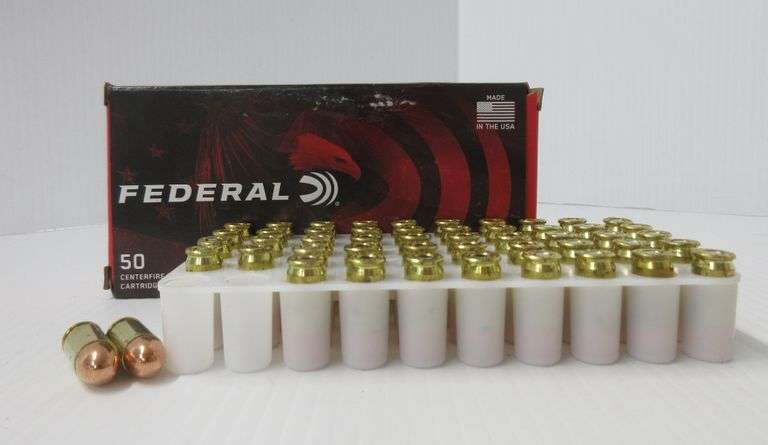 (50) Rounds of Federal 380 Auto, 95-Grain FMJ - Albrecht Auction Service