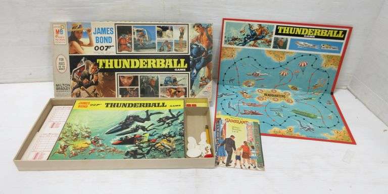 1965 James Bond 007 Thunderball Board Game by Glidrose Productions ...