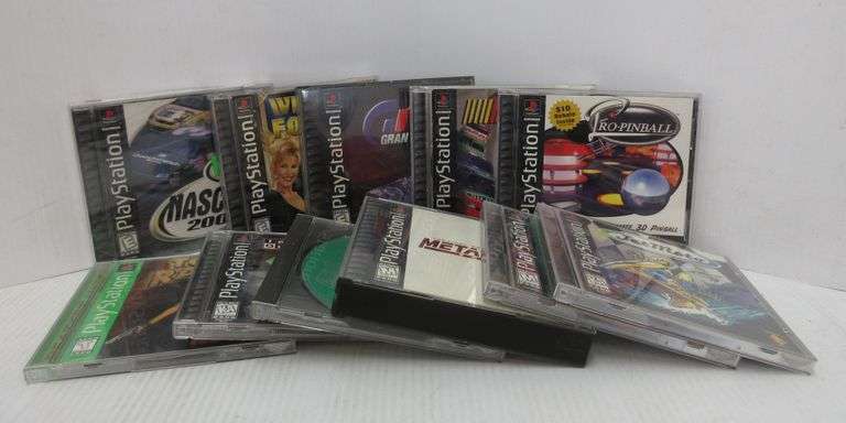 (11) Vintage Original Playstation Games, Includes: NASCAR 2000, NWT ...
