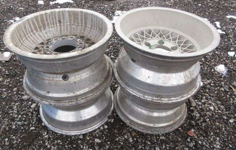 (4) 1980s Honeycomb Aluminum Rims from a Chevy Square Body 4WD ...