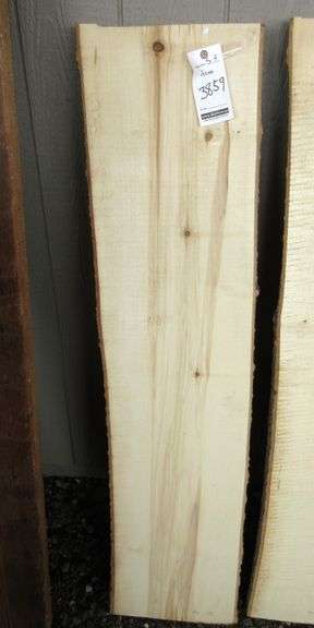 Birch Slab, Live Edge, Rough Sawn - Albrecht Auction Service